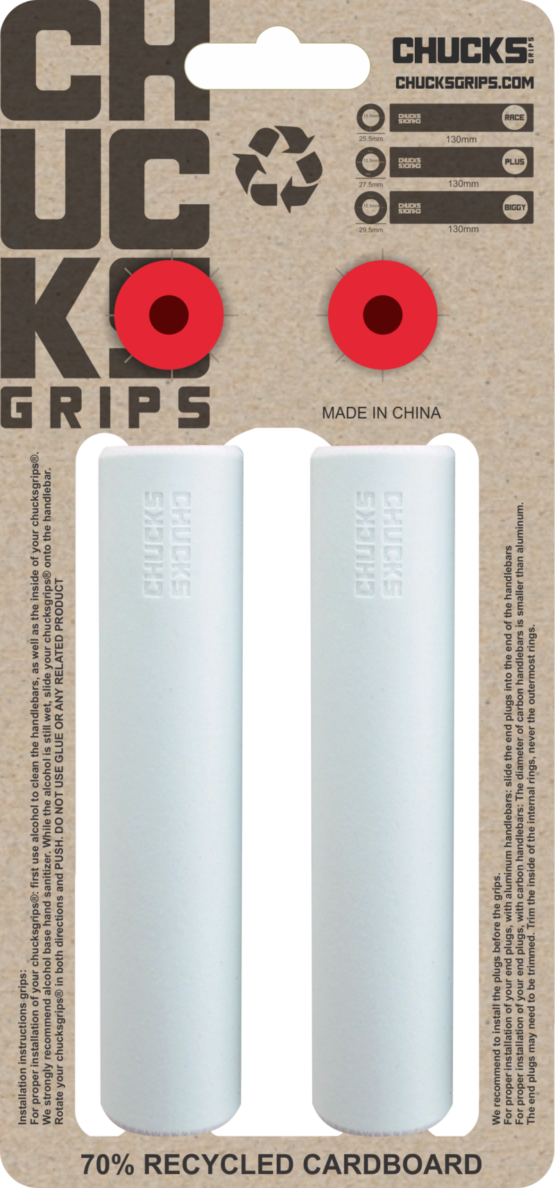 CHUCKSGRIPS WHITE RACE | CHUCKSGRIPS MX